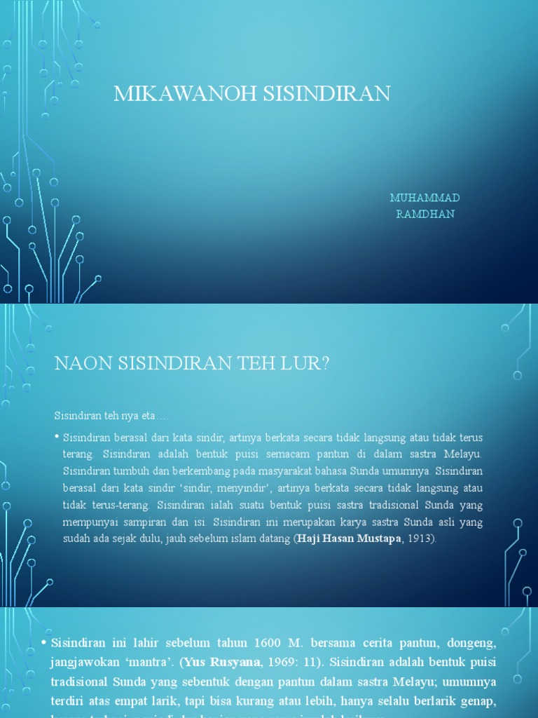 PTT Sisindiran | PDF