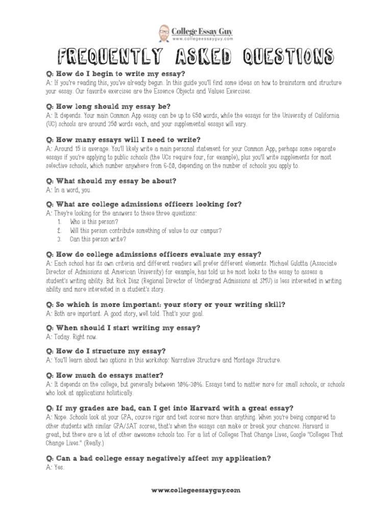 Handout+ +Free+Guide+to+the+Personal+Statement | PDF | Essays ...