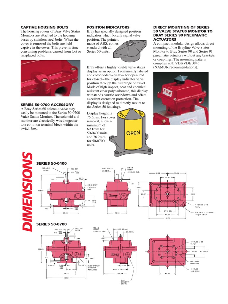 Bray Valve Status Monitor Guide | PDF | Valve | Machines