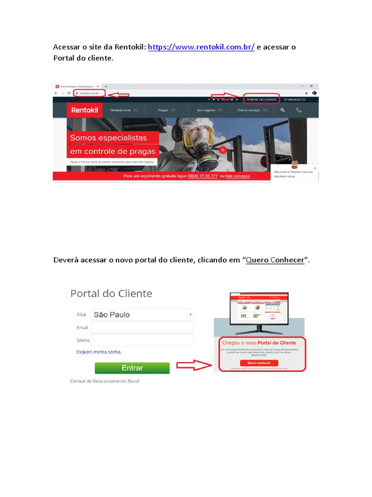 Acesso Ao Portal Do Cliente Pdf