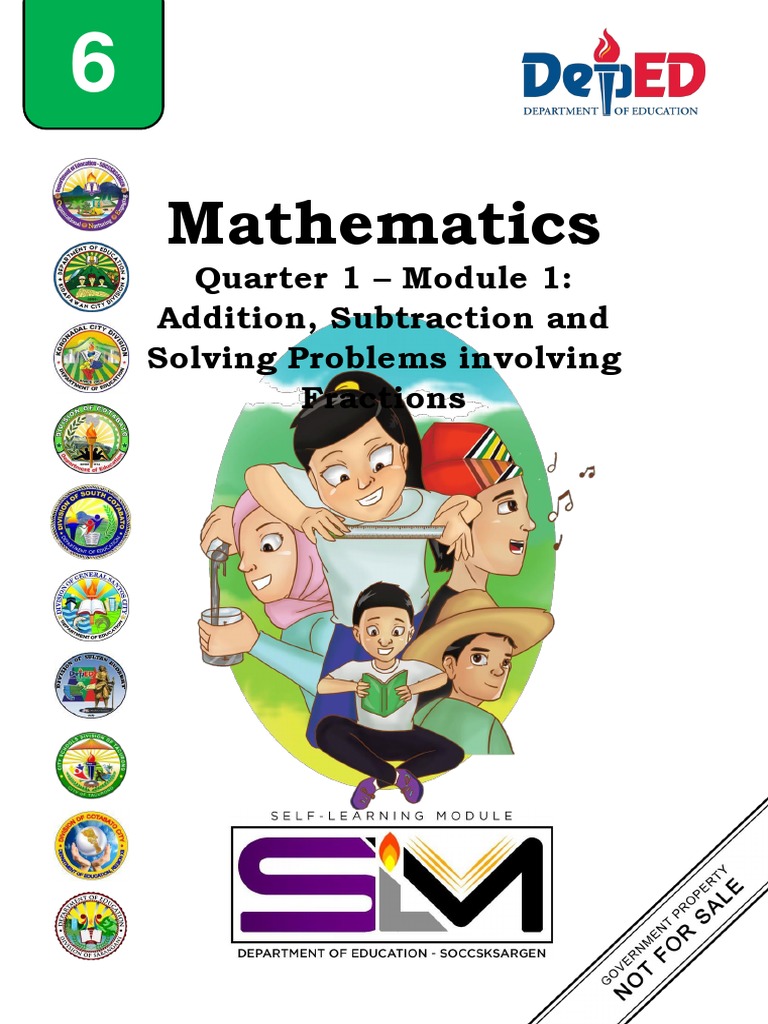 Math6 q1 Mod1of8 Addition and Subtraction of Fraction v2 | PDF ...
