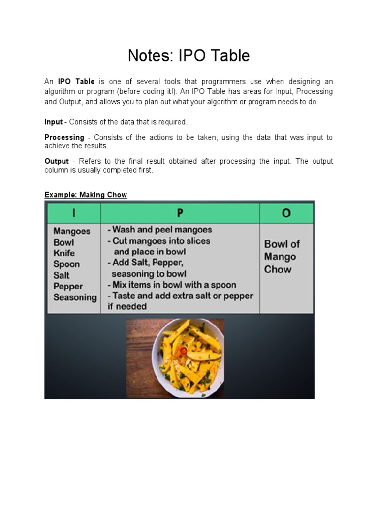 Notes - IPO Table | PDF | Computers