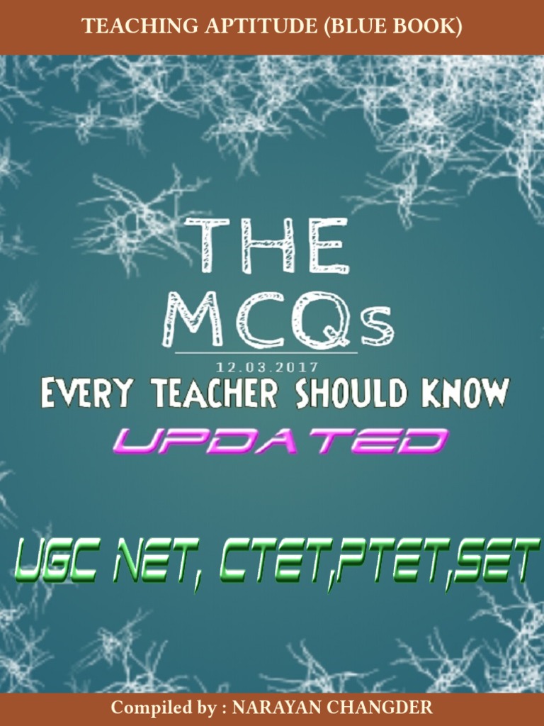 Teaching Aptitude Question Bank | PDF | Multiple Choice | Teachers