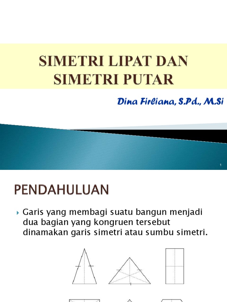 Ppt. Geo (Simetri Lipat&Putar) | PDF