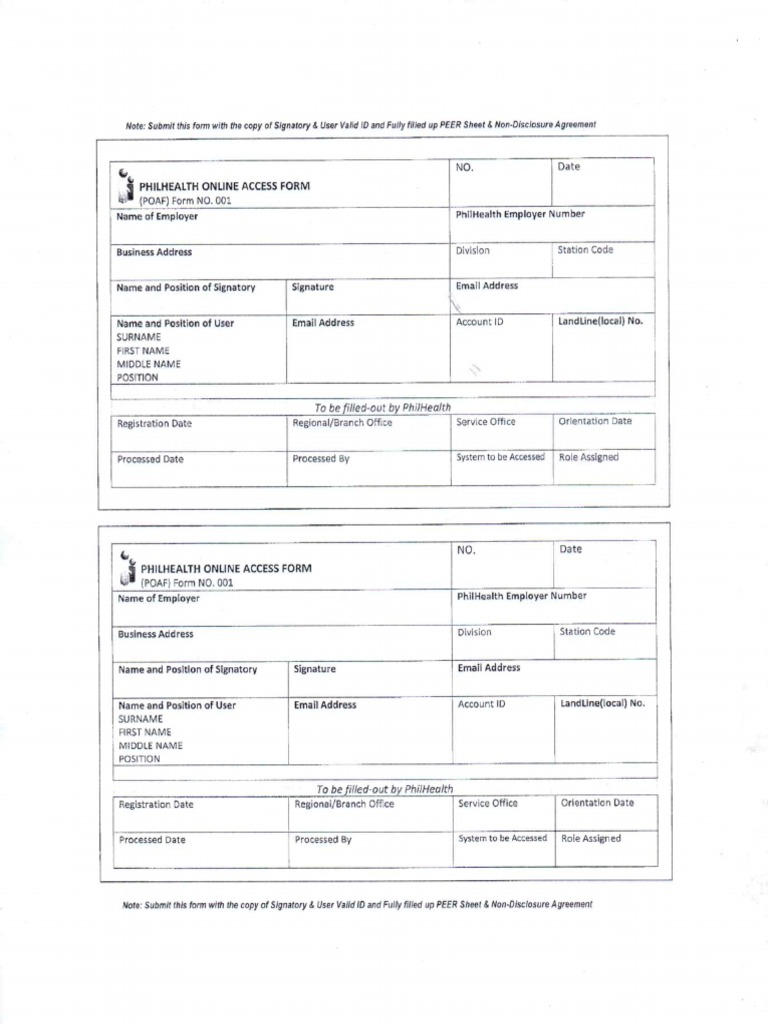 Philhealth Forms | PDF