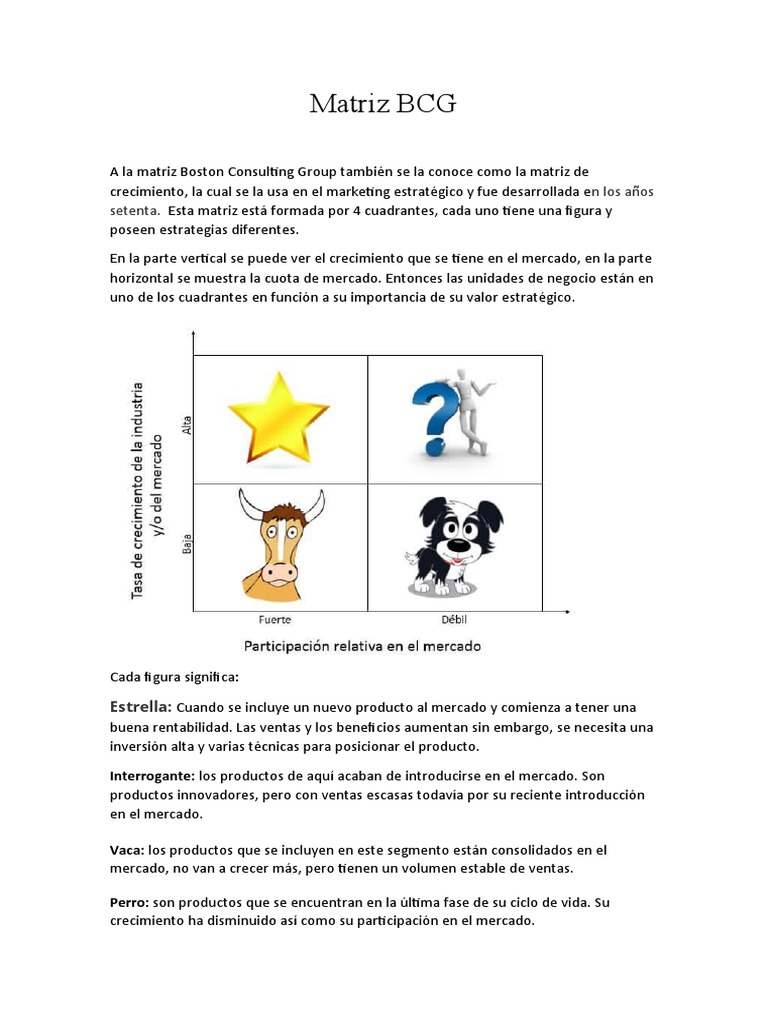 Matriz BCG | PDF