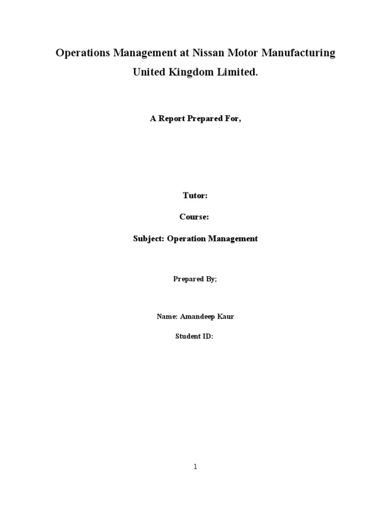 Assignment | PDF | Operations Management | Forecasting