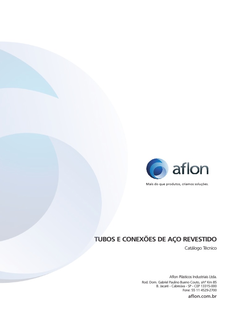 Catalogo Aflon | PDF | Corrosão | Qualidade (negócios)