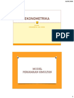 Model Data Panel Dinamis - BJ | PDF | Metode & Bahan Ajar