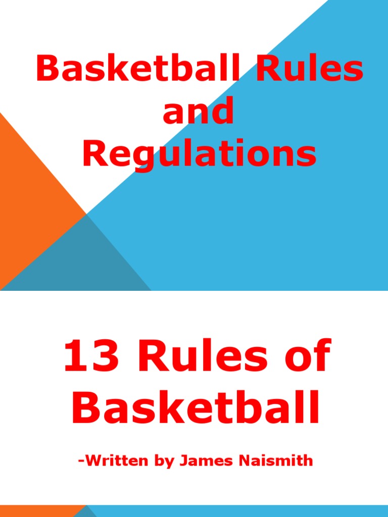 .Basketball Rules and Regulation. | PDF | Referee | Games Of Physical Skill