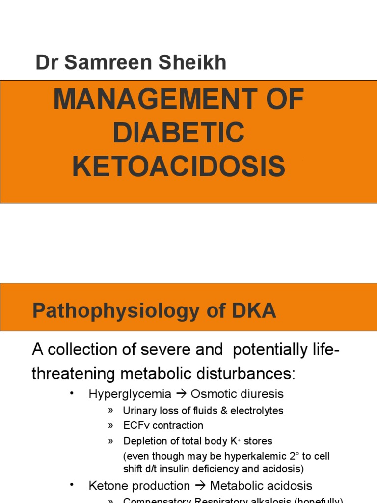 DKA Concepts and Management | PDF | Clinical Medicine | Diseases And ...