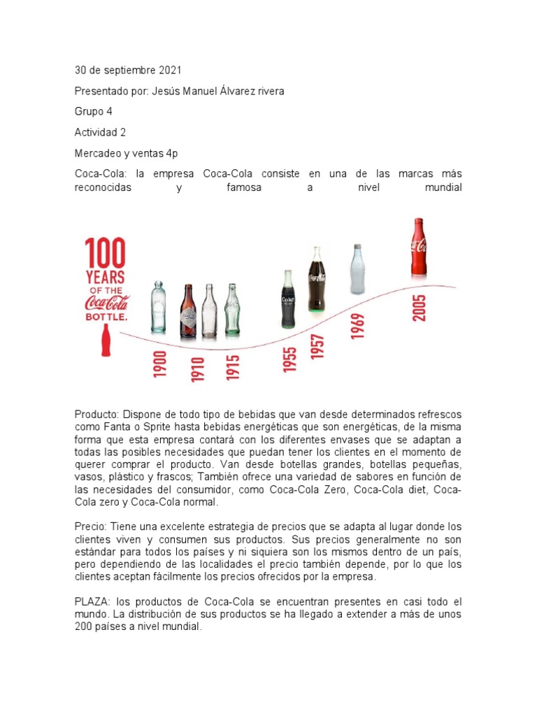 4P Coca Cola | PDF