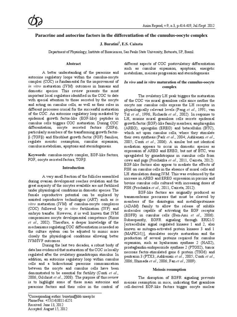 6 Buratini 2012 | PDF | Apoptosis | Biotechnology
