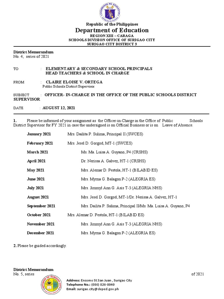 Department of Education: Republic of The Philippines | PDF