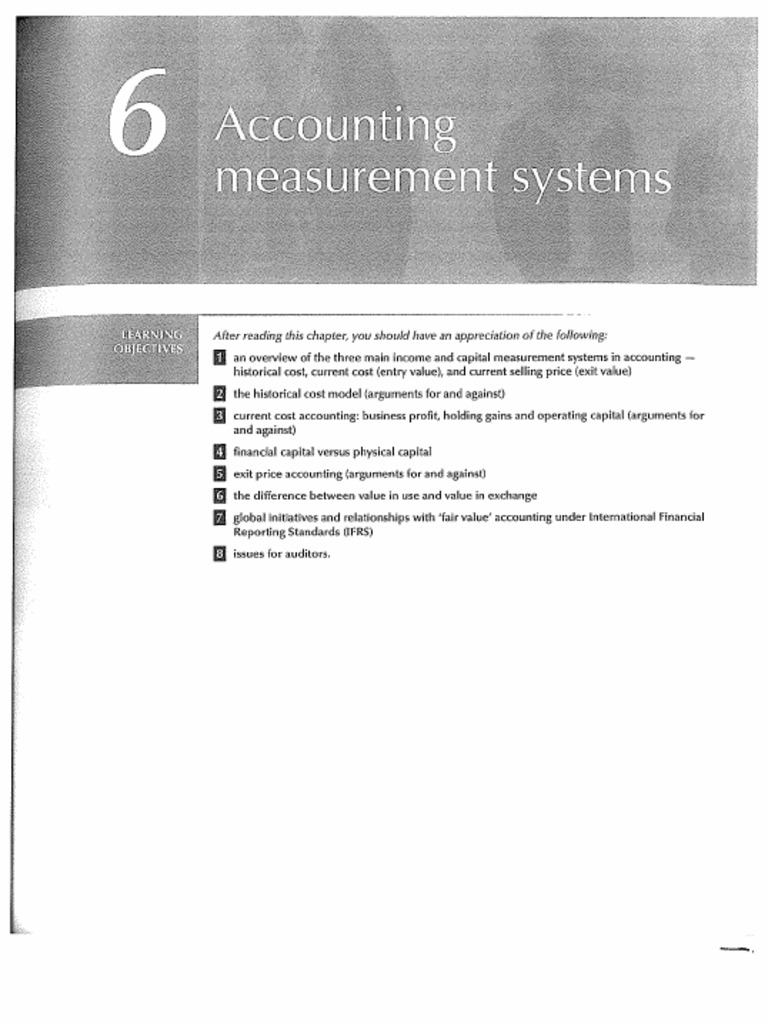CH 6 Accounting Measurement Systems | PDF