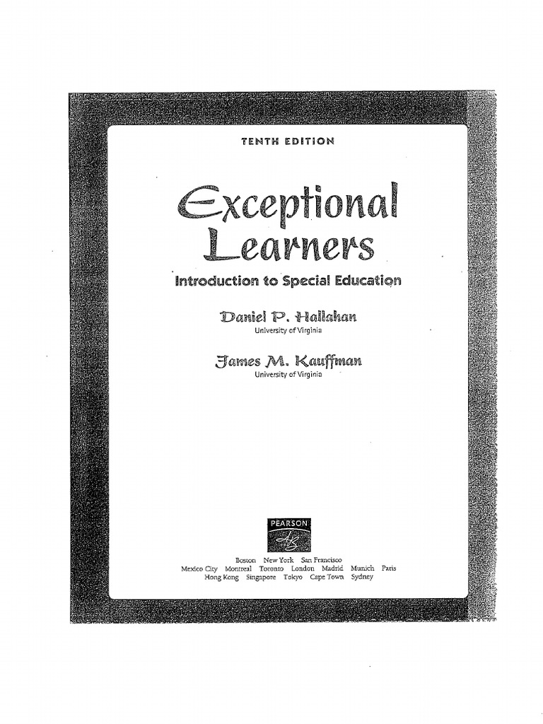 Hallahan - Exceptional Learners | PDF