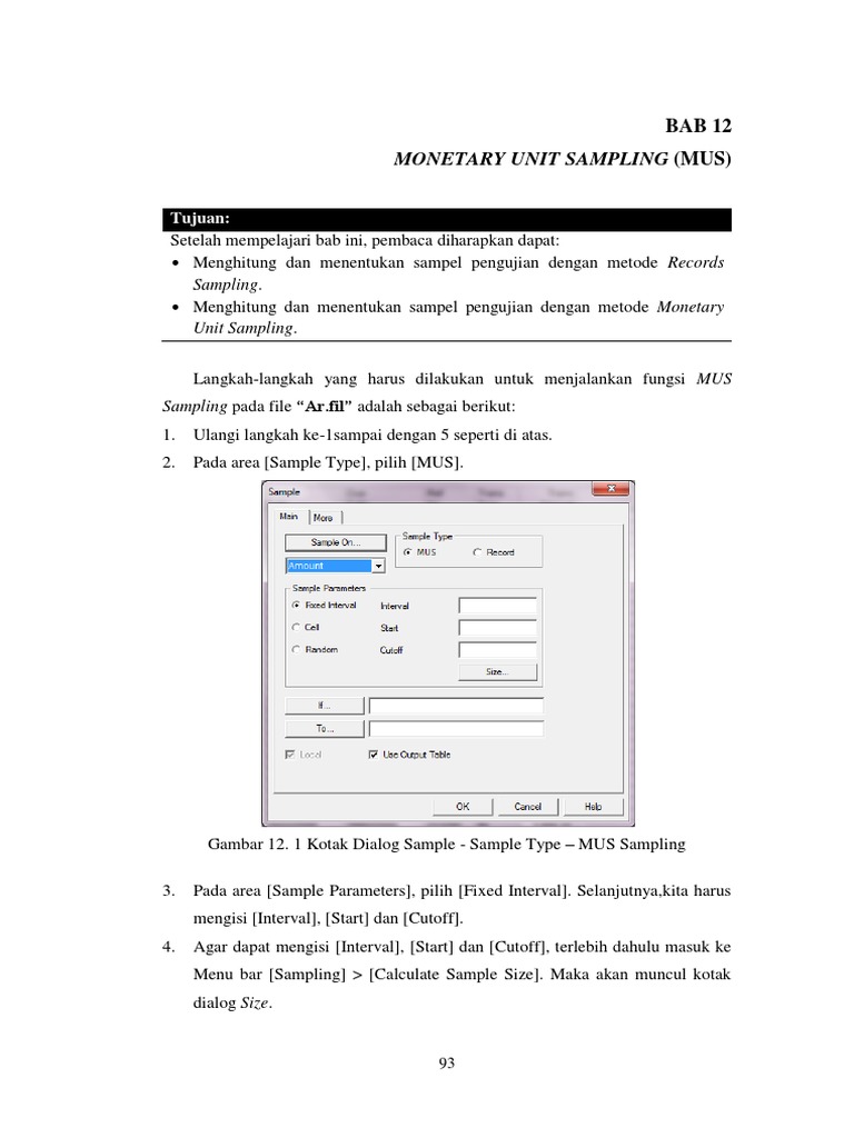 Bab 12 Monetary Unit Sampling | PDF
