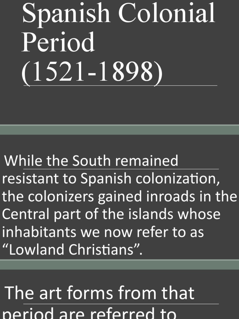 Spanish Colonial Period CPAR | PDF | Philippines