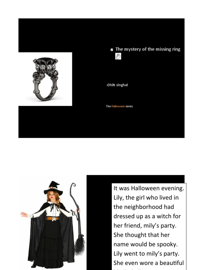 The Mystery of The Missing Ring | PDF
