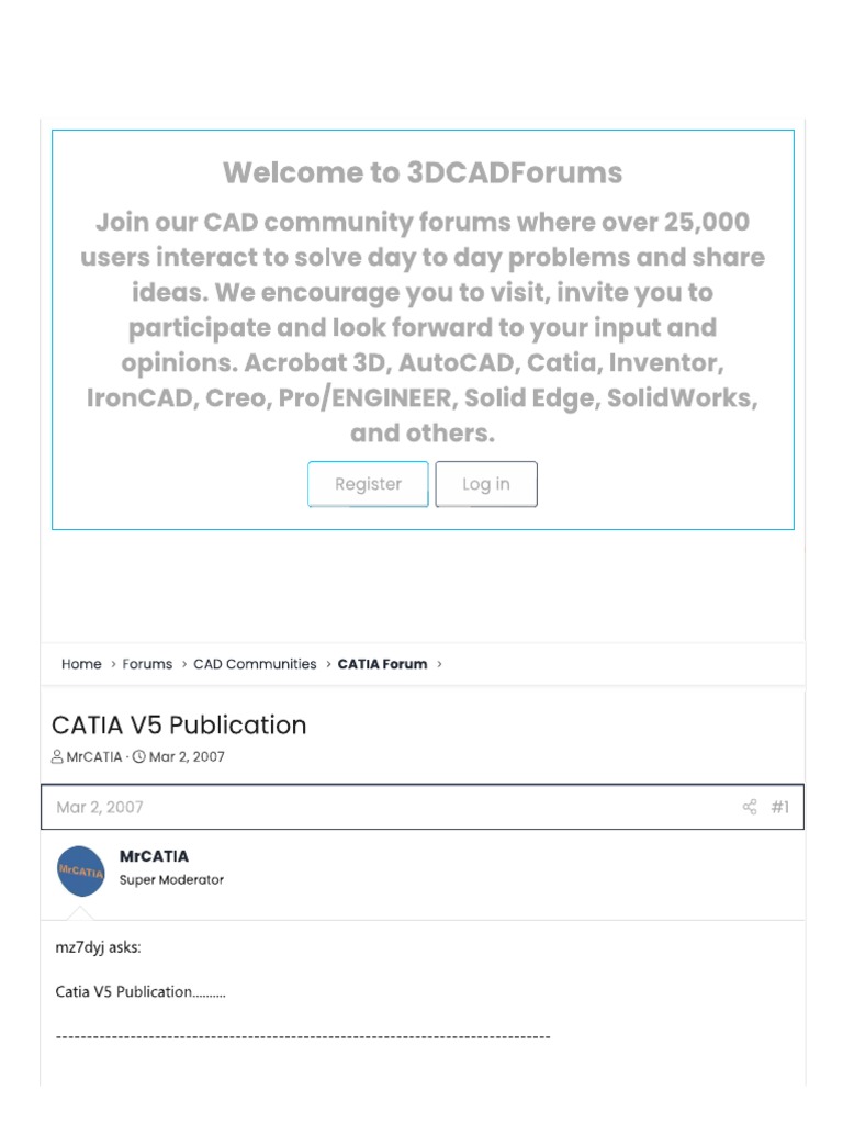 CATIA V5 Publication | PDF