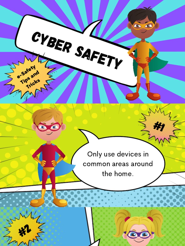 Superhero Cyber Safety Presentation | PDF