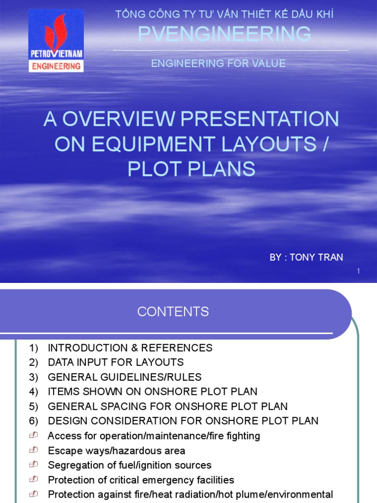 PVE Equipment Layout Presentation | PDF | Crane (Machine) | Mechanical ...