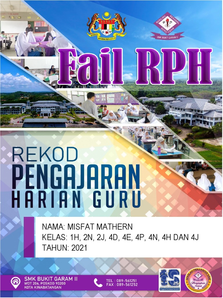 TEMPLATE Cover & Tulang Fail RPH 2021 | PDF | Karier & Perkembangan