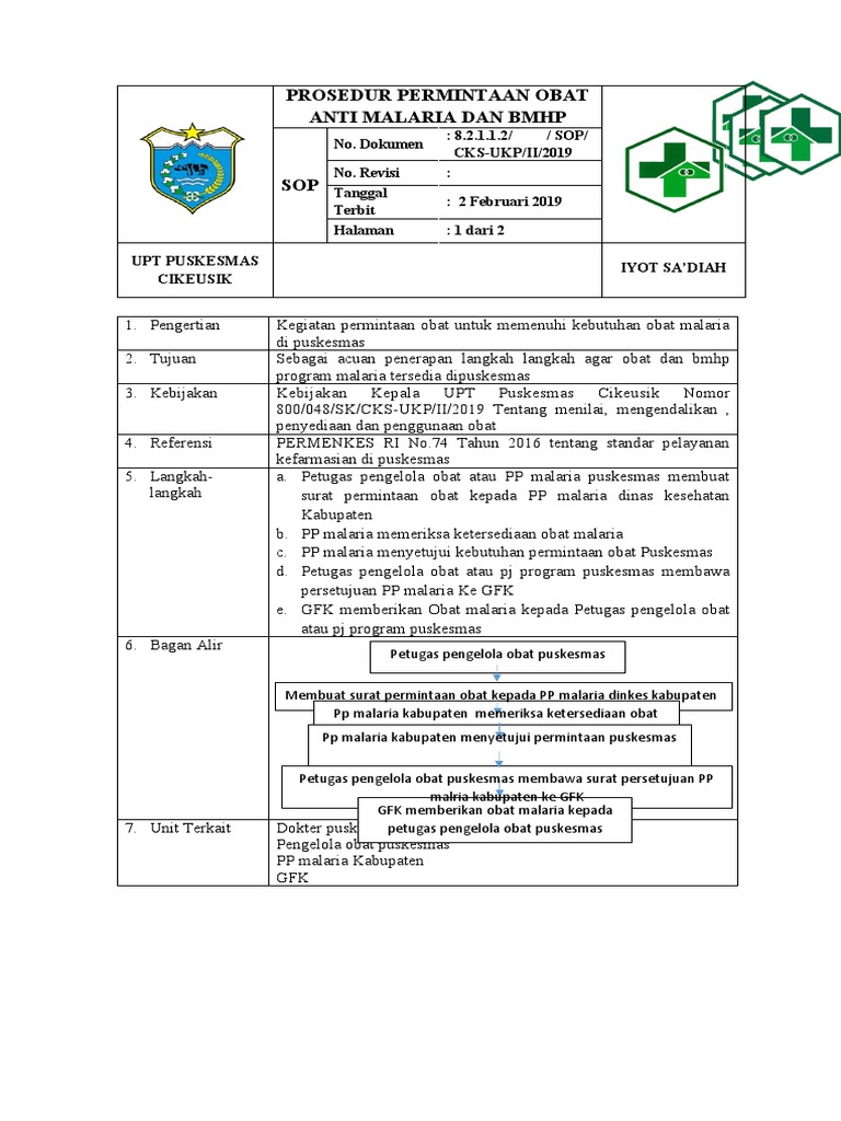 Spo Obat Malaria | PDF
