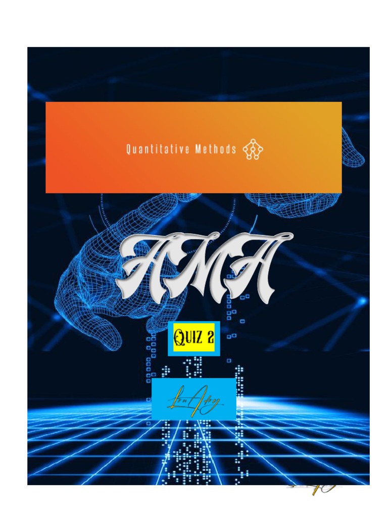 Quantitative Methods Quiz 2 Prelim | PDF