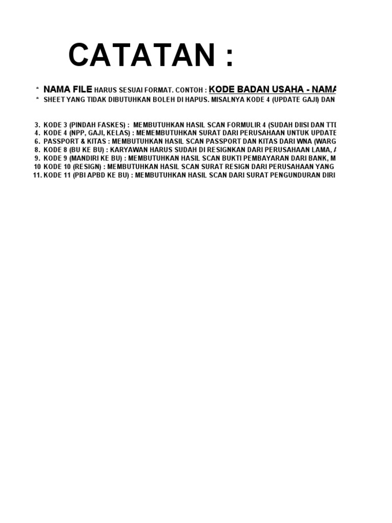 37 Kolom Form Kosong - BPJS Kesehatan | PDF