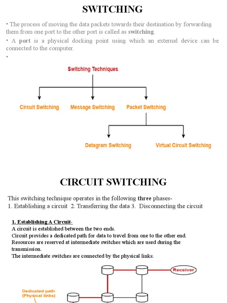 Switching | PDF | Network Packet | Packet Switching