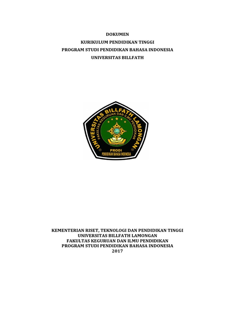 CONTOH DOKUMEN Kurikulum - Pendidikan - Bahasa - Indonesia | PDF