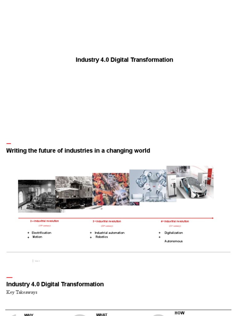 Industry 4.0 Digital Transformation | PDF | Analytics | Logistics