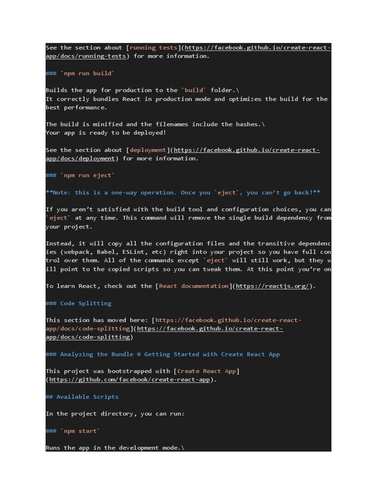 'NPM Run Build': Running Tests | PDF | Web Application | Command Line ...