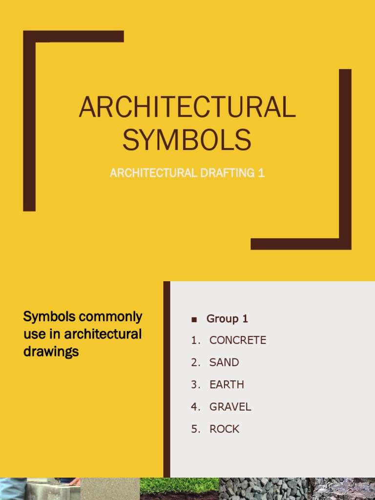 05 Archl Symbols | PDF | Drawing | Concrete