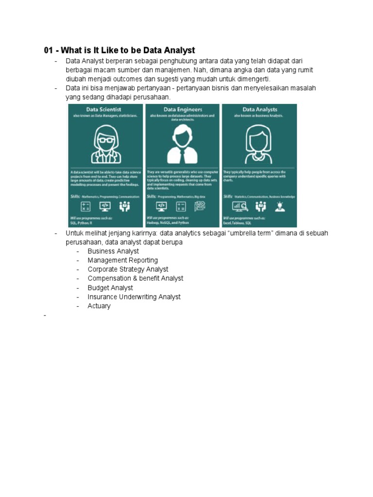 Data Analyst Course | PDF