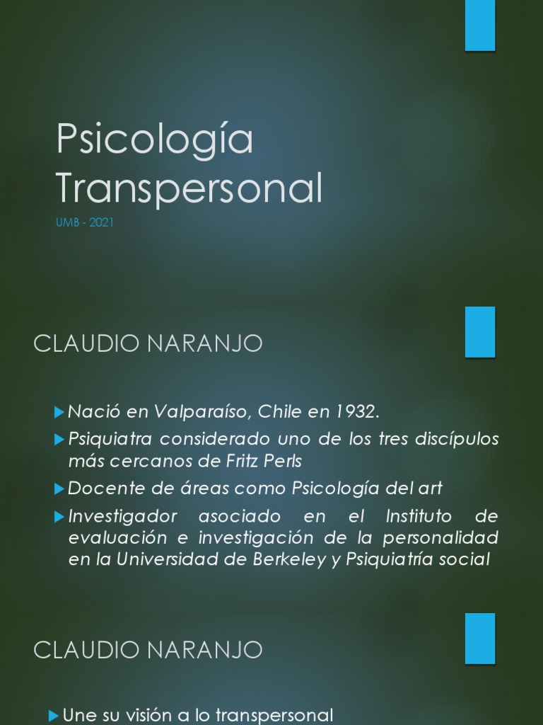 Clase Claudio Naranjo | PDF