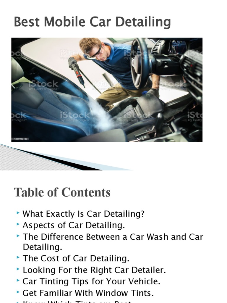 Best Mobile Car Detailing Services | PDF | Car | Vehicles