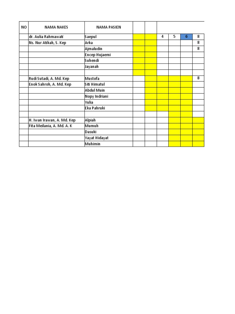 Jadwal Kunjungan | PDF