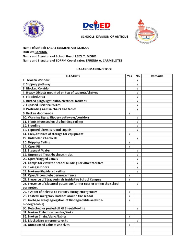 TABAY ES Hazard Mapping Tool 2021 | PDF | Emergency Management | Safety