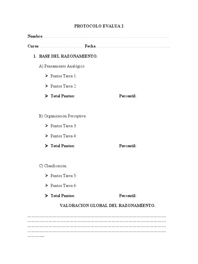 Protocolo Evalua 2 | PDF | Métodos y materiales de enseñanza | Tecnología