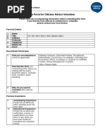 Centrelink Voluntary Work Form SU462 | PDF | Volunteering | Privacy
