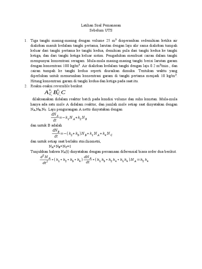 Latihan Soal 3 2021 | PDF