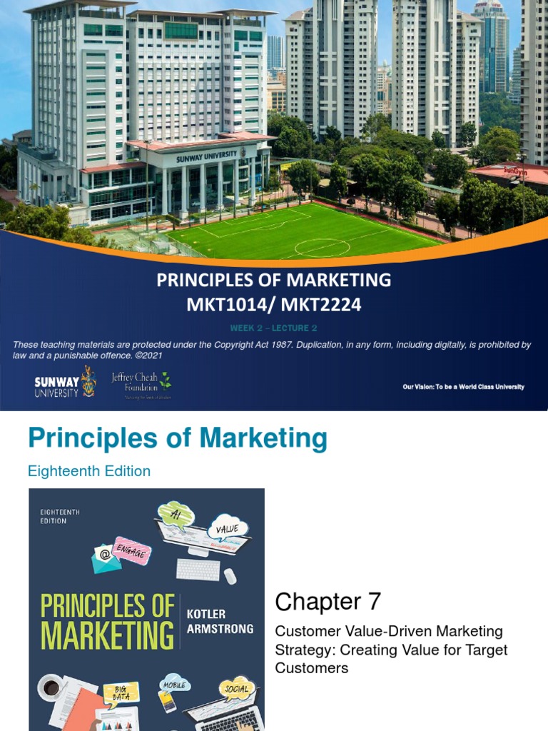 Chapter 7 | PDF | Market Segmentation | Competitive Advantage