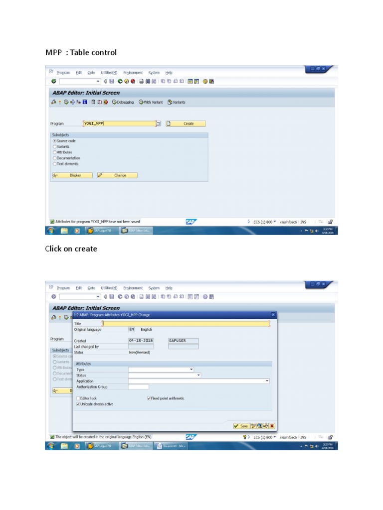 MPP: Table Control | PDF | Information Age | Computer Data