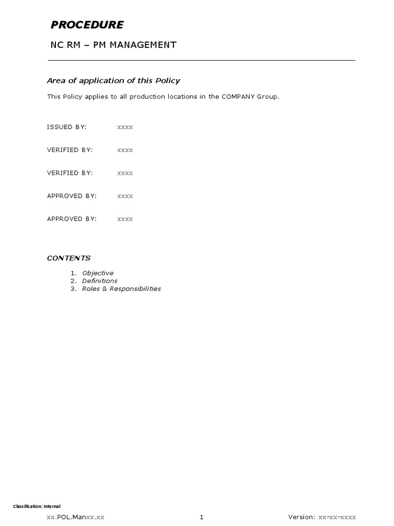 NC Management - Upload | PDF | Packaging And Labeling | Specification ...