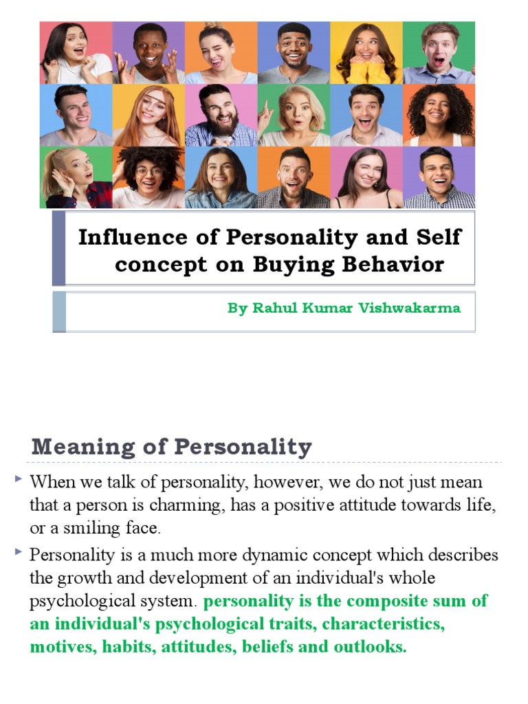 Influence of Personality and Self Concept On Buying | PDF | Id | Extraversion And Introversion
