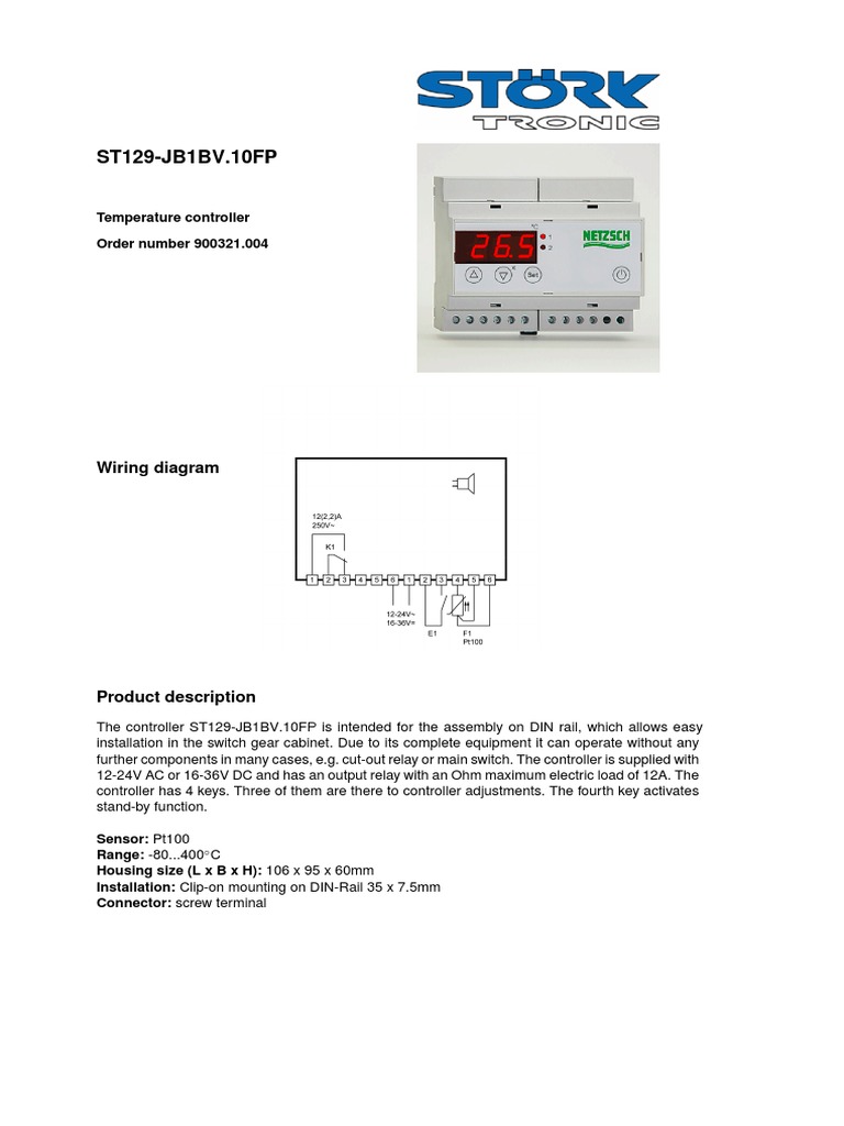 EN-ST129-JB1BV.10FP - DIN Rail | PDF | Parameter (Computer Programming ...