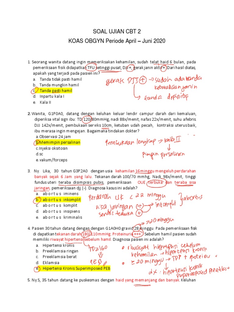 Soal CBT 2 Kosong | PDF