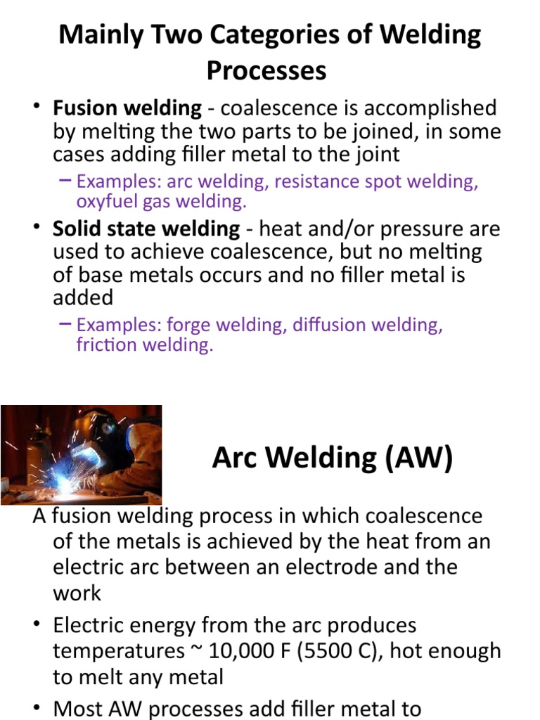 Various Welding Processes | PDF | Welding | Construction